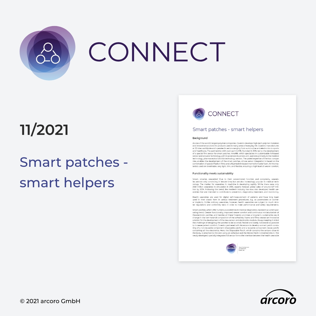 Smart Patches - smart medical support | arcoro CONNECT