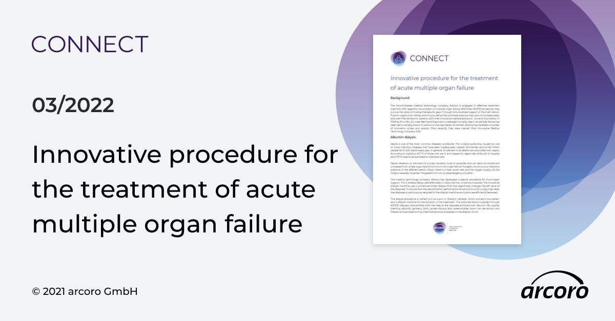 Multiple organ failure treatment | arcoro CONNECT