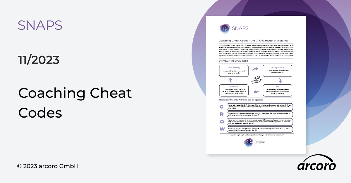 Coaching Cheat Codes | arcoro SNAPS